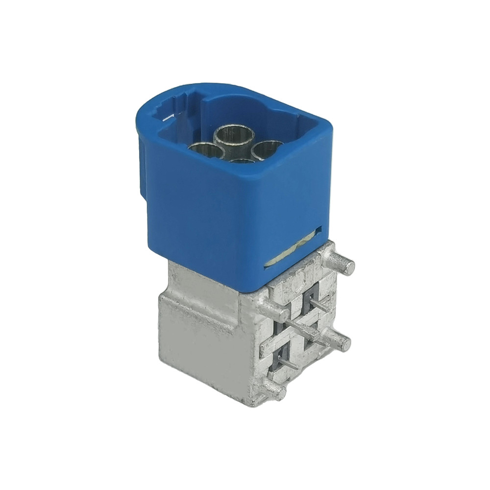 4Pin Code C Quad Mini Fakra Connector Right Angle Mini Fakra Connector ...